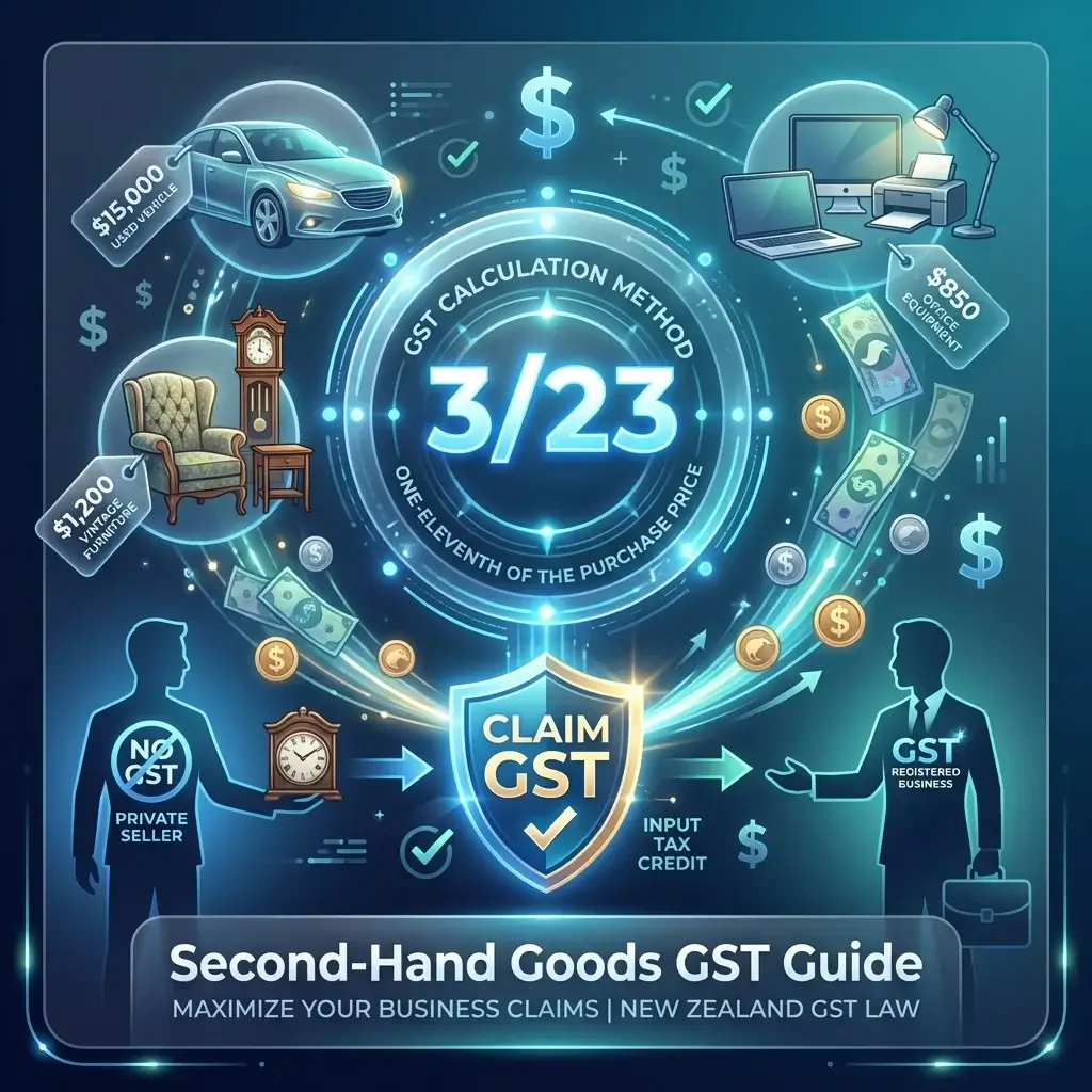 GST On Second-Hand Goods NZ: How To Claim Input Tax?
